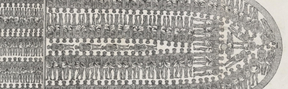 Slave Trade: British Slave Ship, 1788 (Infographic)