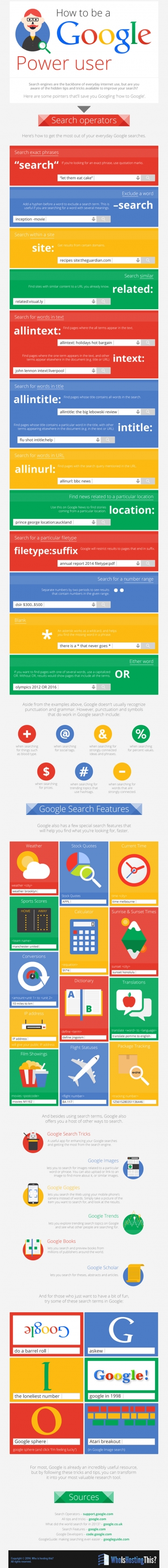 How To Become A Google Power User [Infographic]