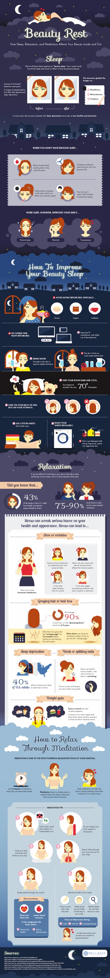 Beauty Benefits of a Good Night Sleep [Infographic]