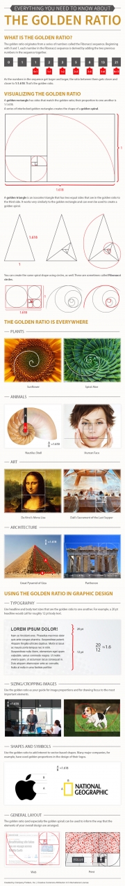 How to Apply the Golden Ratio in Graphic Design [Infographic]