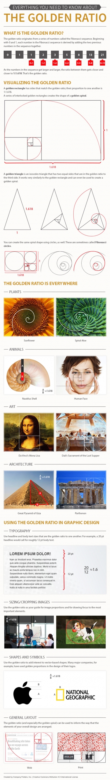 How to Apply the Golden Ratio in Graphic Design [Infographic]