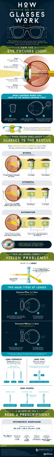 How Do Eyeglasses Work? [Infographic]