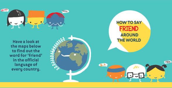 How to Say ‘Friend’ In Different Languages Around the World [Infographic]